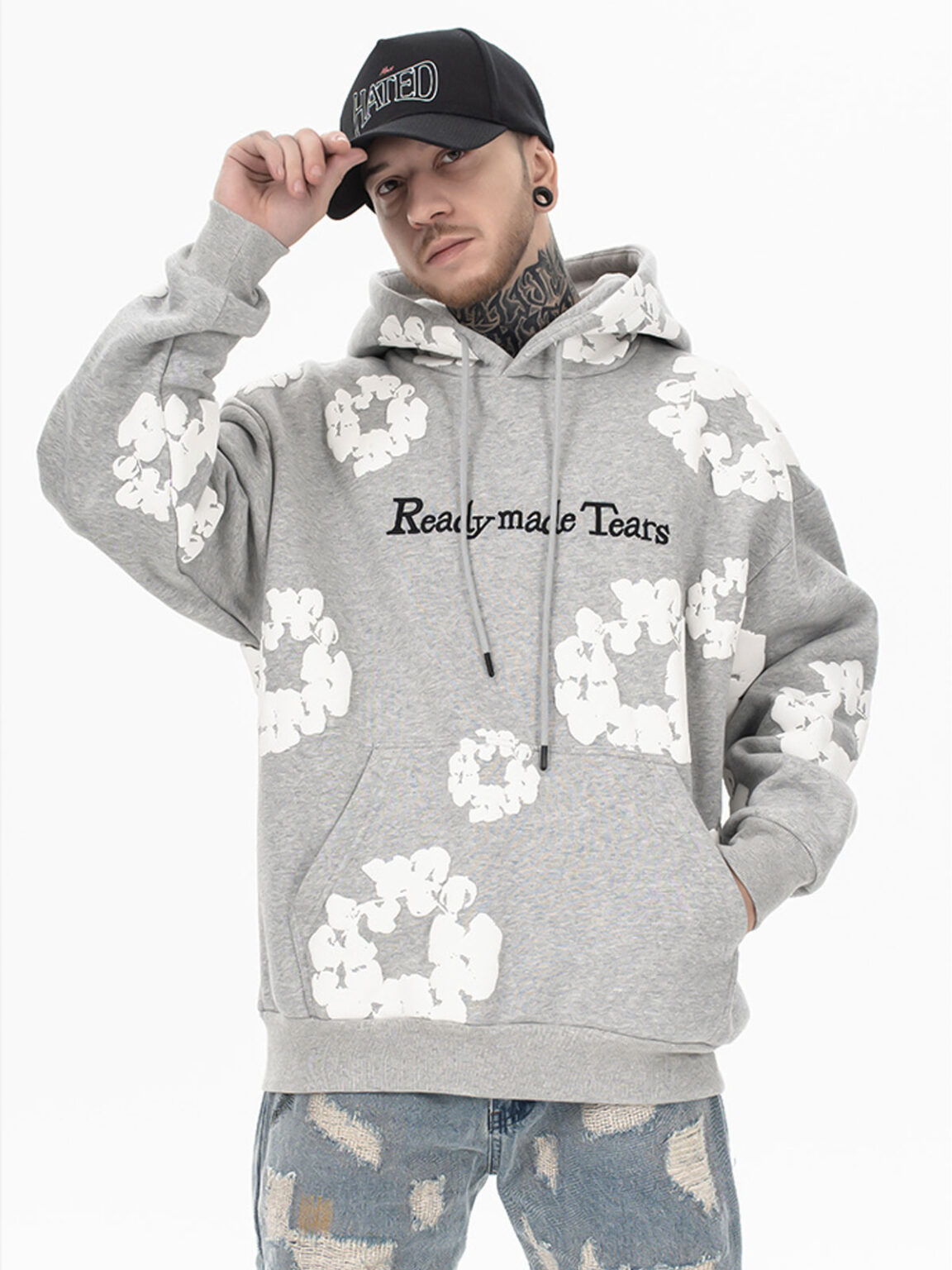 Cotton Wreath Hoodie - 3T Streetwear