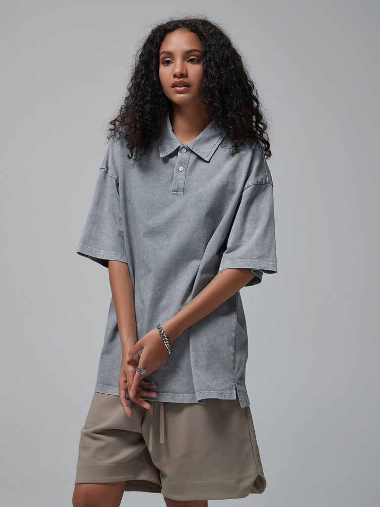 ARTIE Washed Polo Shirt - 3T Streetwear
