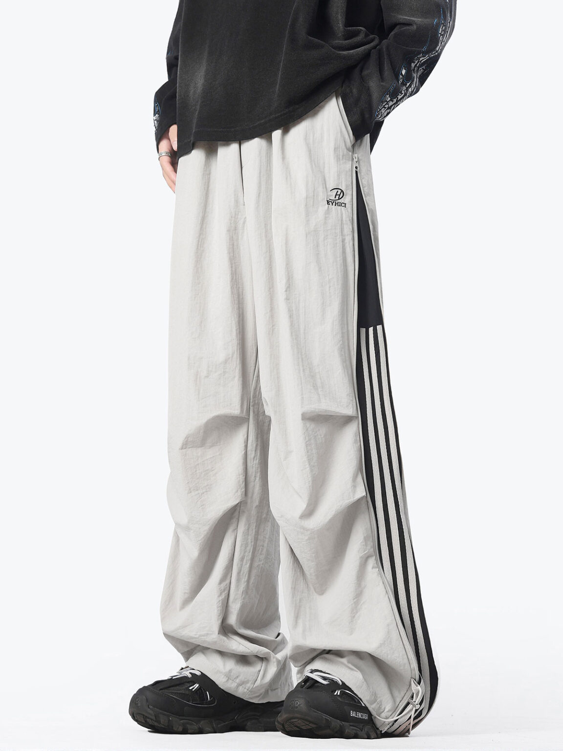 Casual Stripe Zip Pant - 3T Streetwear